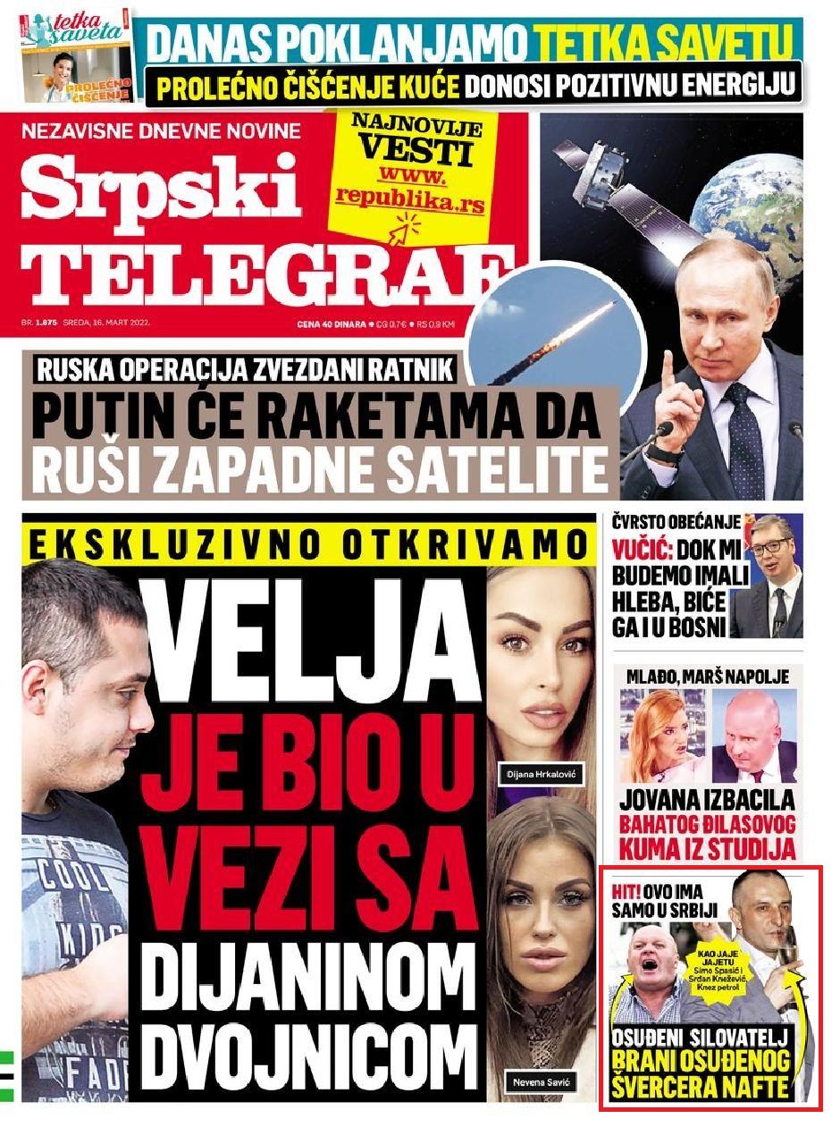 PREDSJEDNIK SRBIJE RADI SVE DA BI SPRAO LJAGU SA SEBE: Vučić se odrekao ...