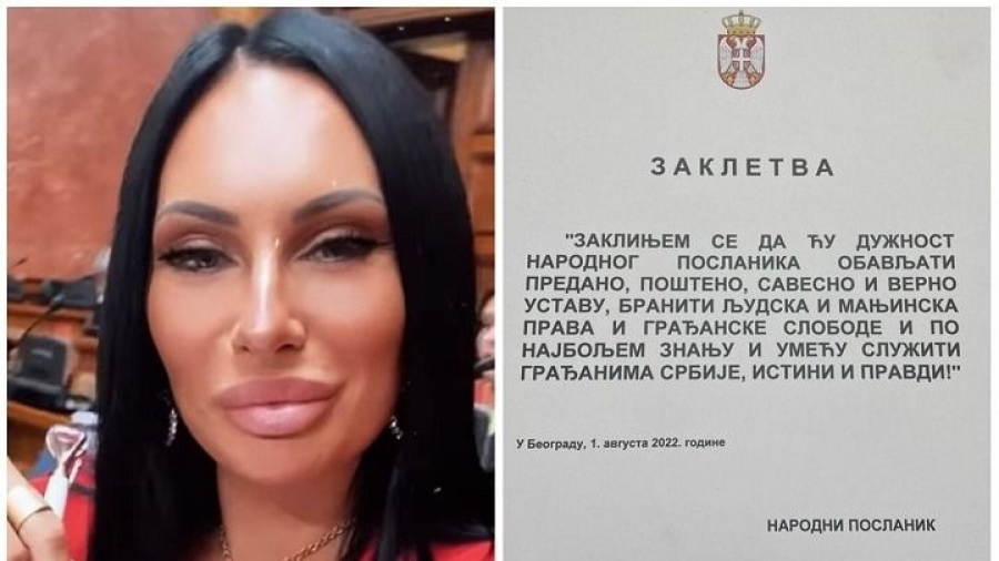 'POSLANICA DA BUDEM': Vučićeva pulenka ušla u Skupštinu Srbije pa ...