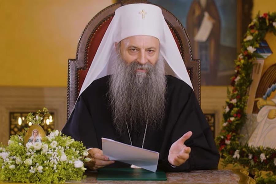 POLITIČKA VASKRŠNJA POSLANICA PATRIJARHA PORFIRIJA: Poziv na očuvanje Kosova i Metohije u Srbiji ...