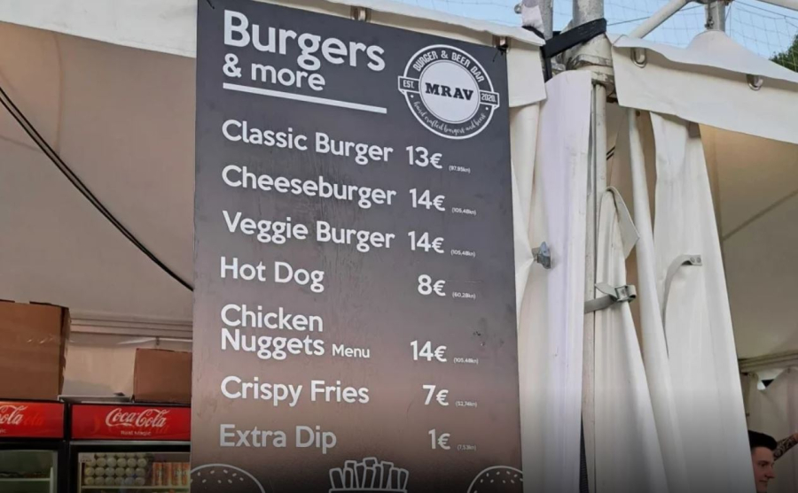 HRVATSKI UGOSTITELJI SU PRETJERALI: U Splitu hamburger 13 eura, hot dog ...