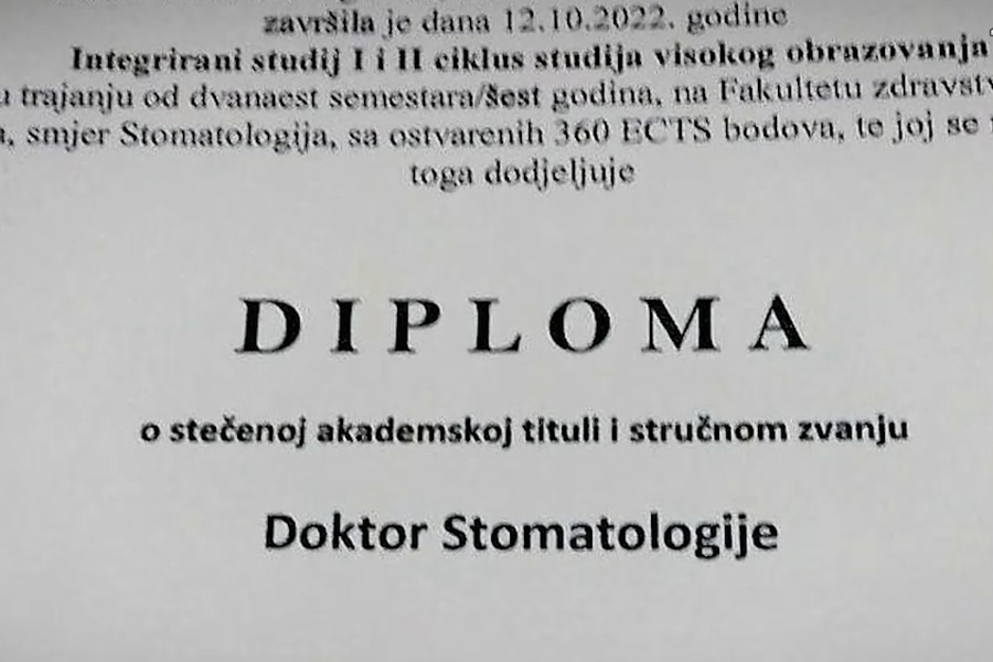 SKANDAL NA ISTOKU BOSNE: Dilanje diplomama –'Izdavanje fiktivnih indeksa stranim državljanima ...