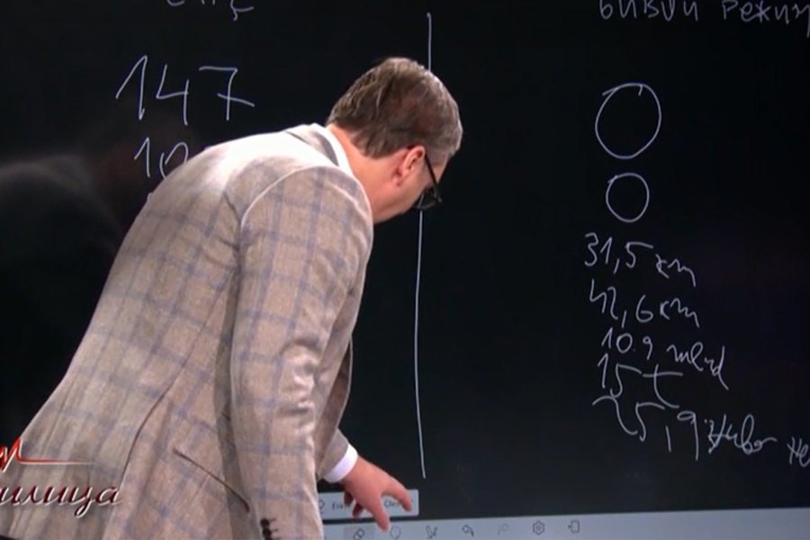 IMA TONA, NEMA SLIKE: Vučić u programu uživo pritisnuo krivo dugme, pa upitao režiju –'Ima neki ...