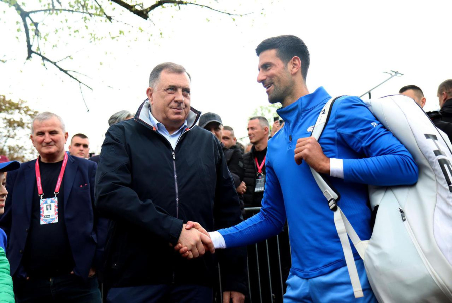 NIJE ŠTEDIO NA KOMPLIMENTIMA: Dodik požurio da čestita Đokoviću na ...