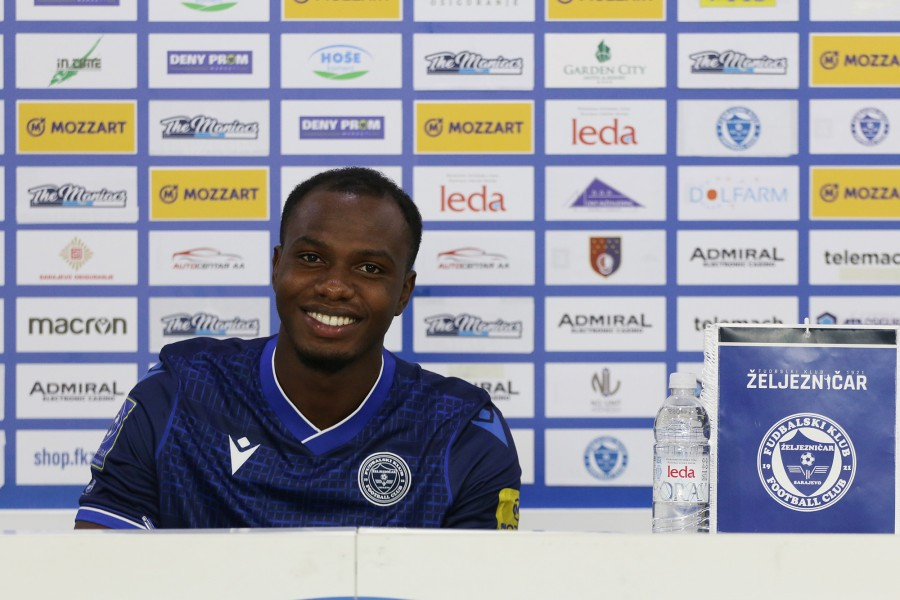 NAPADAČ IZ GANE: Bismark Charles na posudbi u Željezničaru | Slobodna Bosna