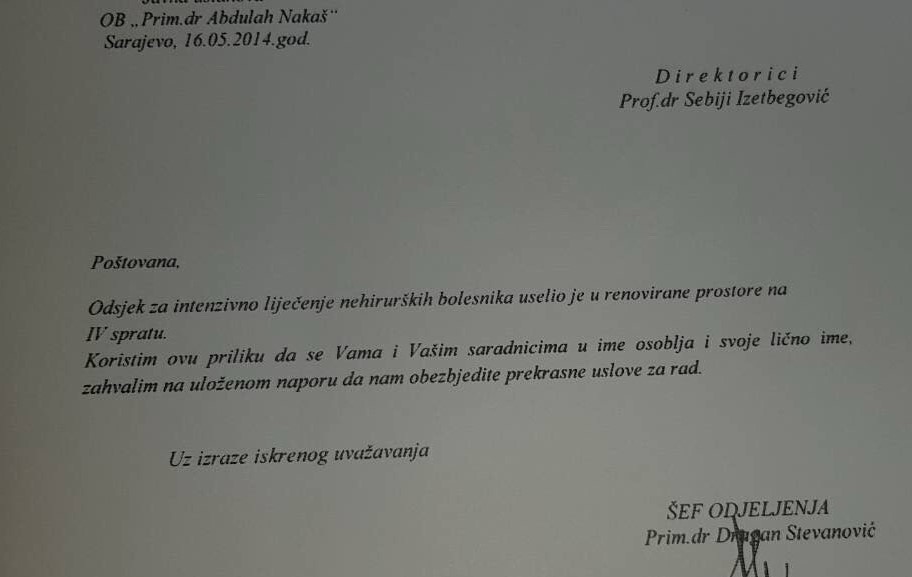 ADEMIR SPAHIĆ ZA 'SB' O DRAGANU STEVANOVIĆU: 'Dok ste obnašali funkciju ...