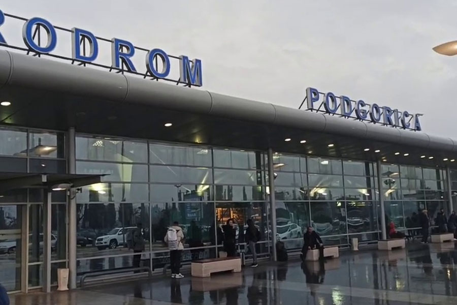 DRAMA U PODGORICI: Na aerodromu uhapšen strani državljanin, imao je ...