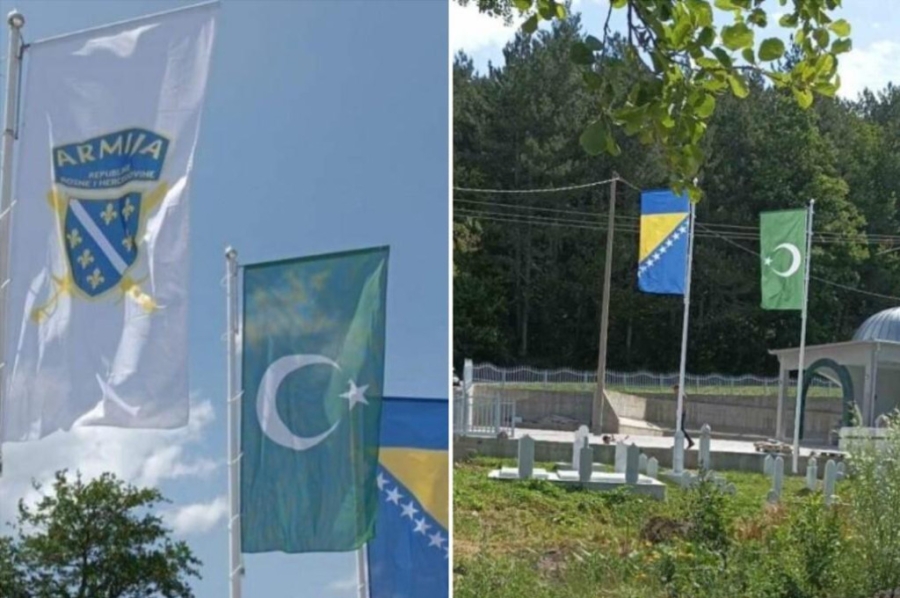 SA MEMORIJALNOG CENTRA SKINUTA ZASTAVA ARMIJE RBiH: 'To je izrugivanje ...