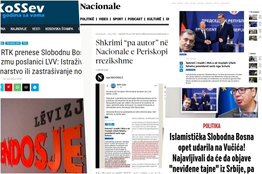 PANIKA U SRBIJI I NA KOSOVU: Istraživanje 'Slobodne Bosne' prenio Javni ...