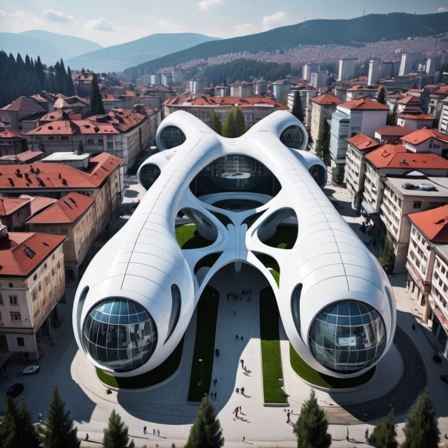 NEBODERI I LETEĆI TAKSIJI: Kako bi Sarajevo izgledalo kao futuristički ...