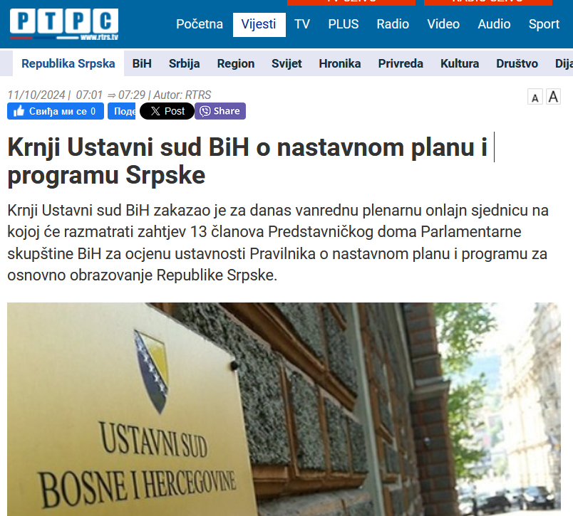 UZBUNA U DODIKOVIM REDOVIMA: Ustavni sud BiH zakazao vanrednu plenarnu ...