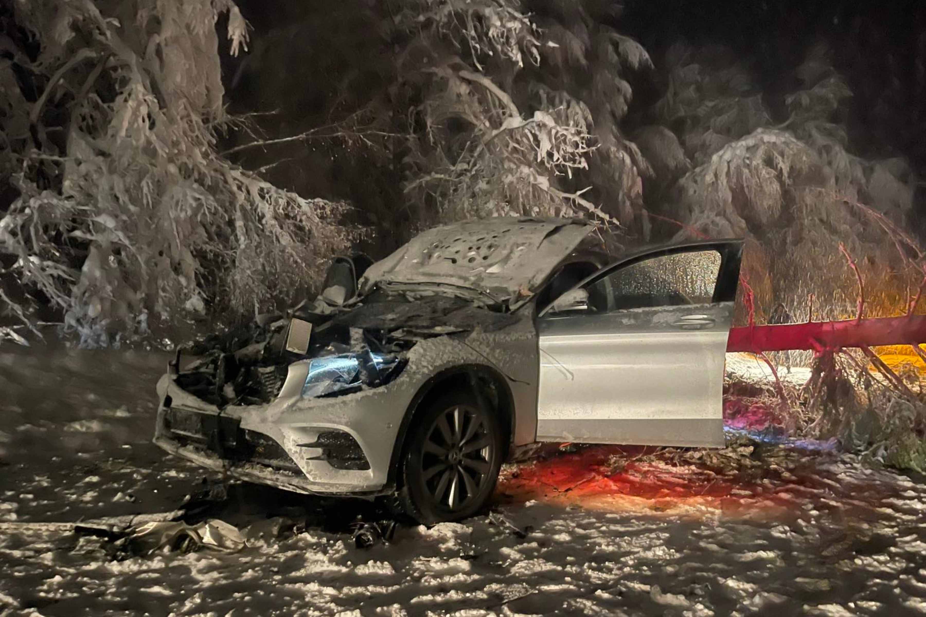 'SB' NA MJESTU NESREĆE: Na prijevoju Makljen ogromno stablo palo na ...