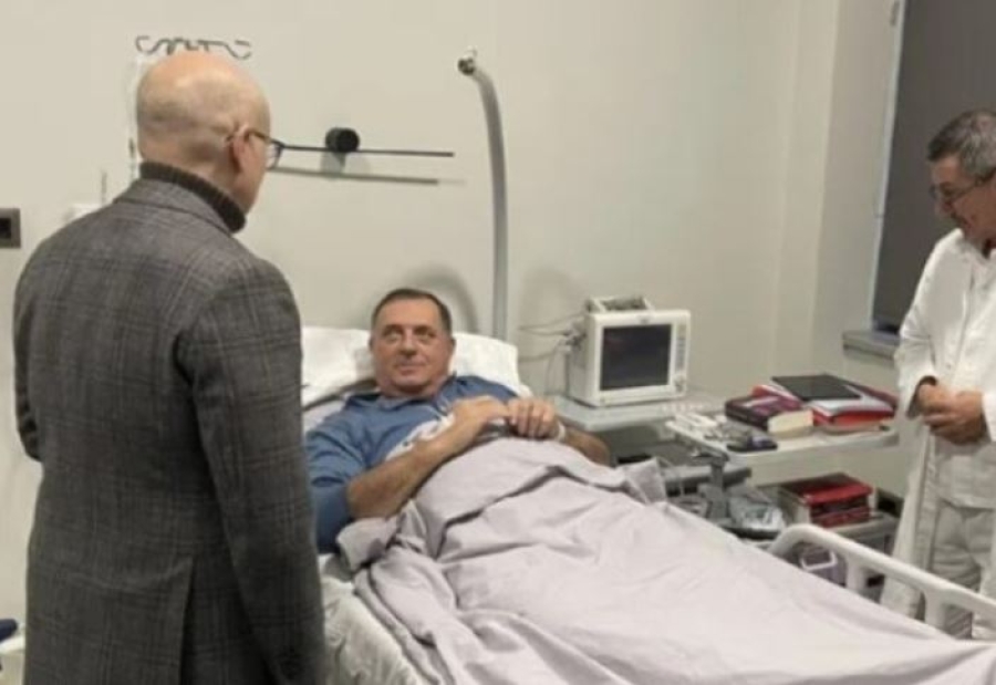 PREMIJER SRBIJE U POSJETI MILORADU DODIKU U BOLNICI: 'Pitaju kako si, ja kažem...' (VIDEO ...