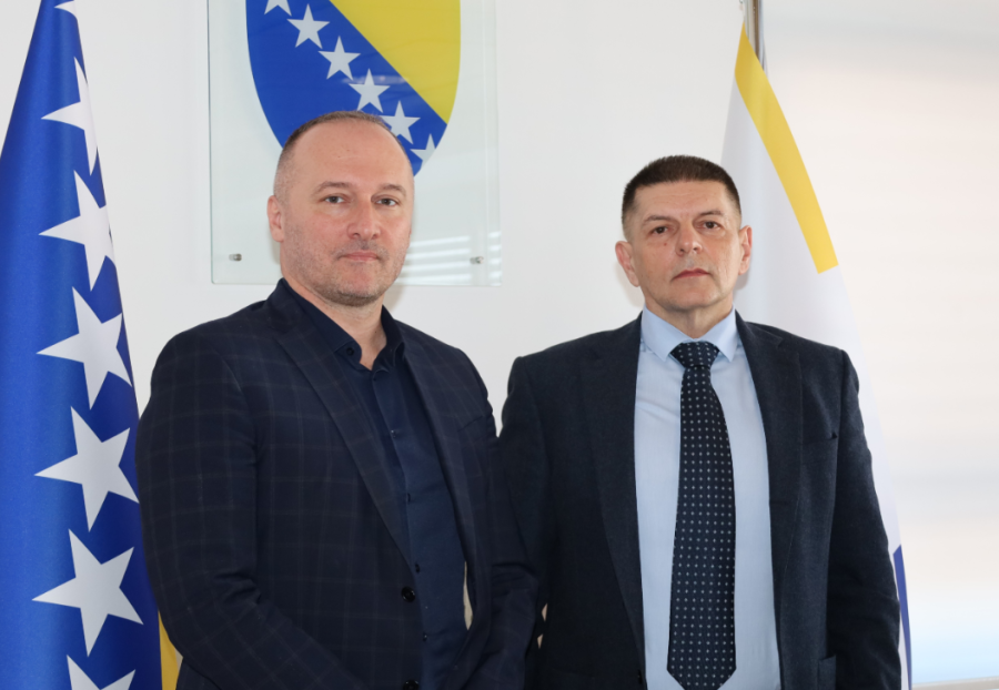 BOGUNIĆ ODMAH KRENUO NA POSAO: Direktor OSA-e Almir Džuvo sastao se s ...