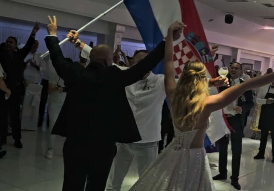 SNIMAK IZAZVAO BURNE REAKCIJE: Mladenci u BiH proslavili stupanje u brak uz Thompsonovu pjesmu ...