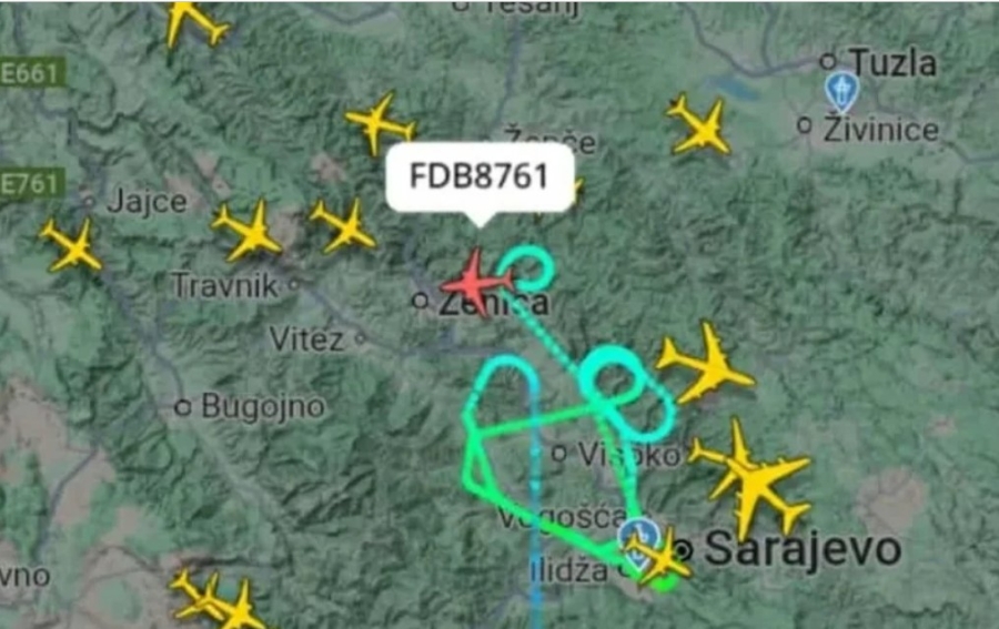 HAOS NA NEBU IZNAD SARAJEVA: Dva aviona nisu mogla sletjeti zbog ...