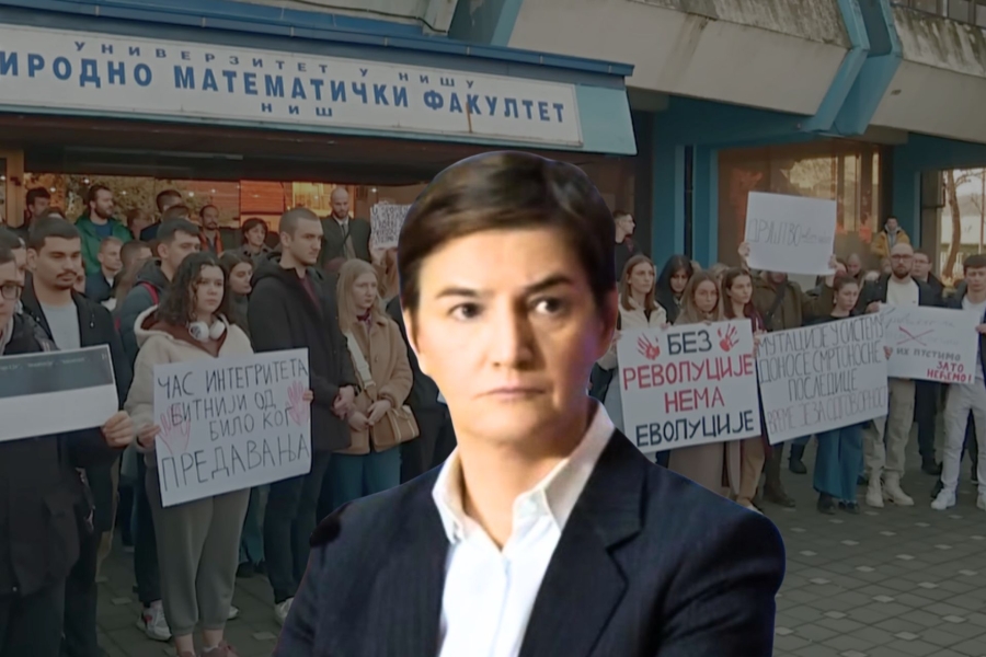 STUDENTSKI PLENUM SE OGLASIO POVOM IZJAVE ANE BRNABIĆ: 'Ovakve tvrdnje bez ijednog dokaza ...