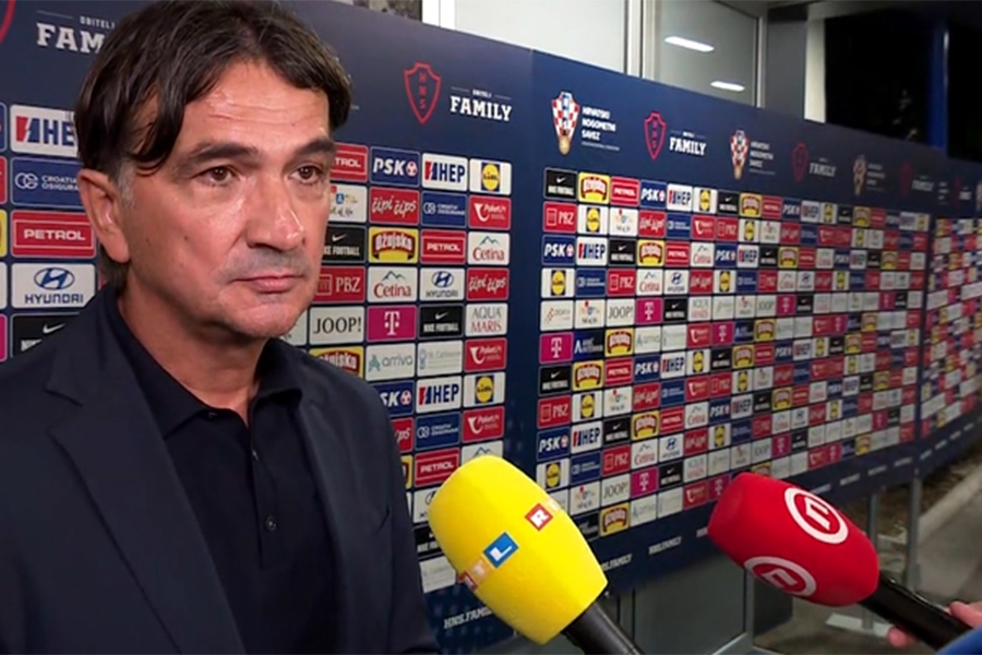 'TAKO I TREBA...': Zlatko Dalić komentirao natpis na transparentu na ...