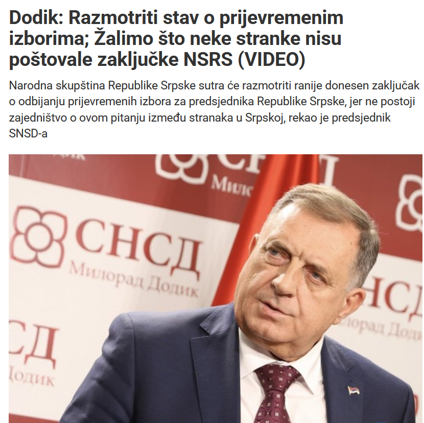 'NE POŠTUJEMO PRESUDU I DALJE, JE LI TAKO BAJA...': Burne reakcije iz Republike Srpske nakon ...